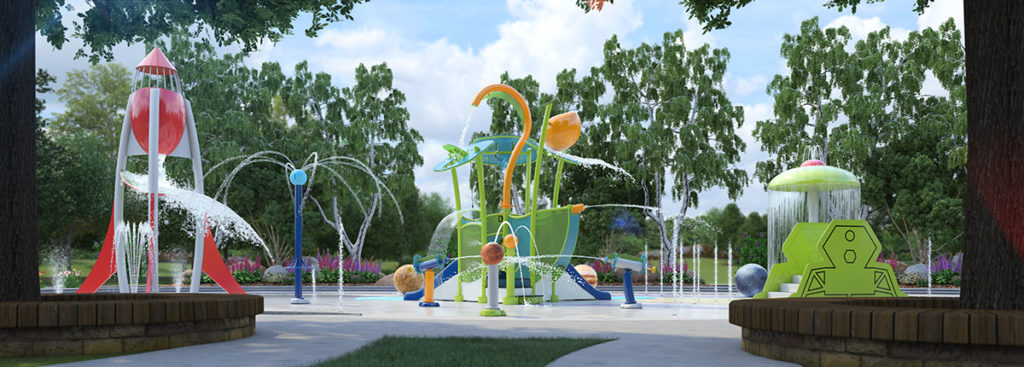 Custom Splash Park Design | Aquatix