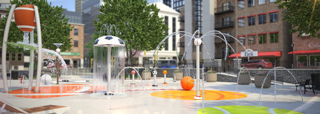 Custom Splash Park Design | Aquatix