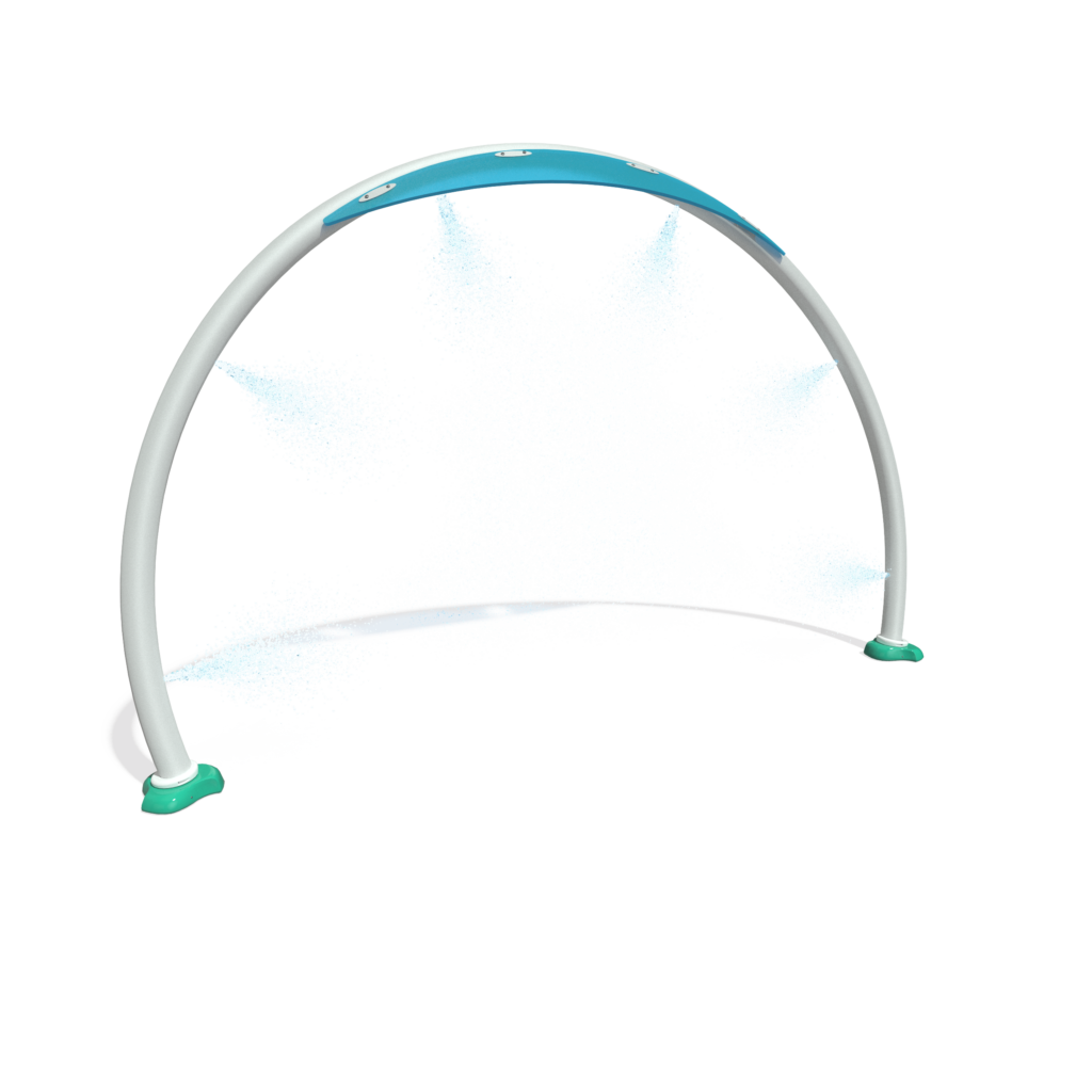 Splash Play Arch Structure | RippleRun with Acrylic Large Rung | Aquatix