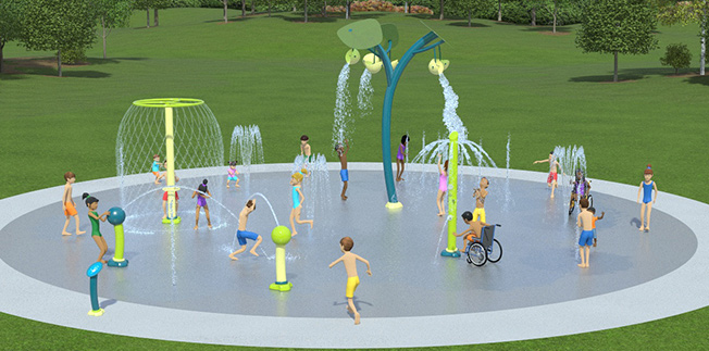 Imlay City Splash Pad | Aquatix