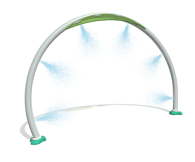 Spray Ring Arch Structure | RippleRun with Acrylic Medium Rung | Aquatix